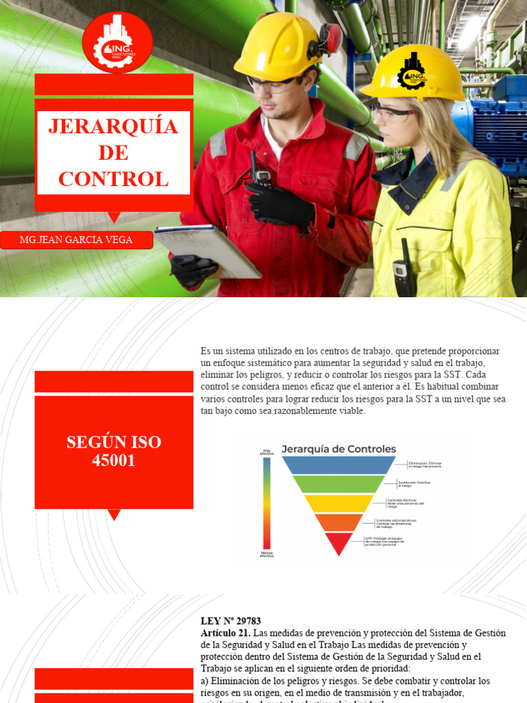 Niveles de Jerarquia de Control | PDF