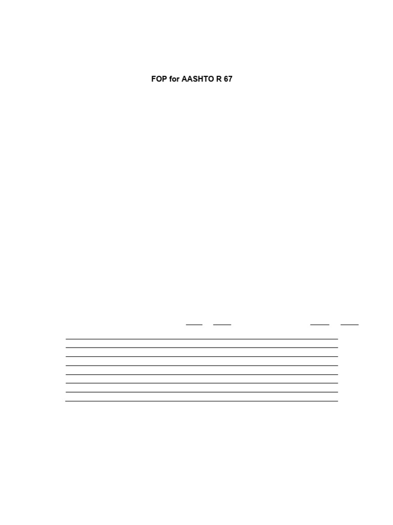 Asphalt Sampling Exam Checklist | PDF