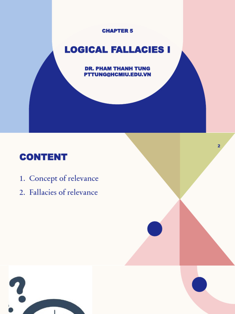 Chapter 5 - Fallacies I | PDF