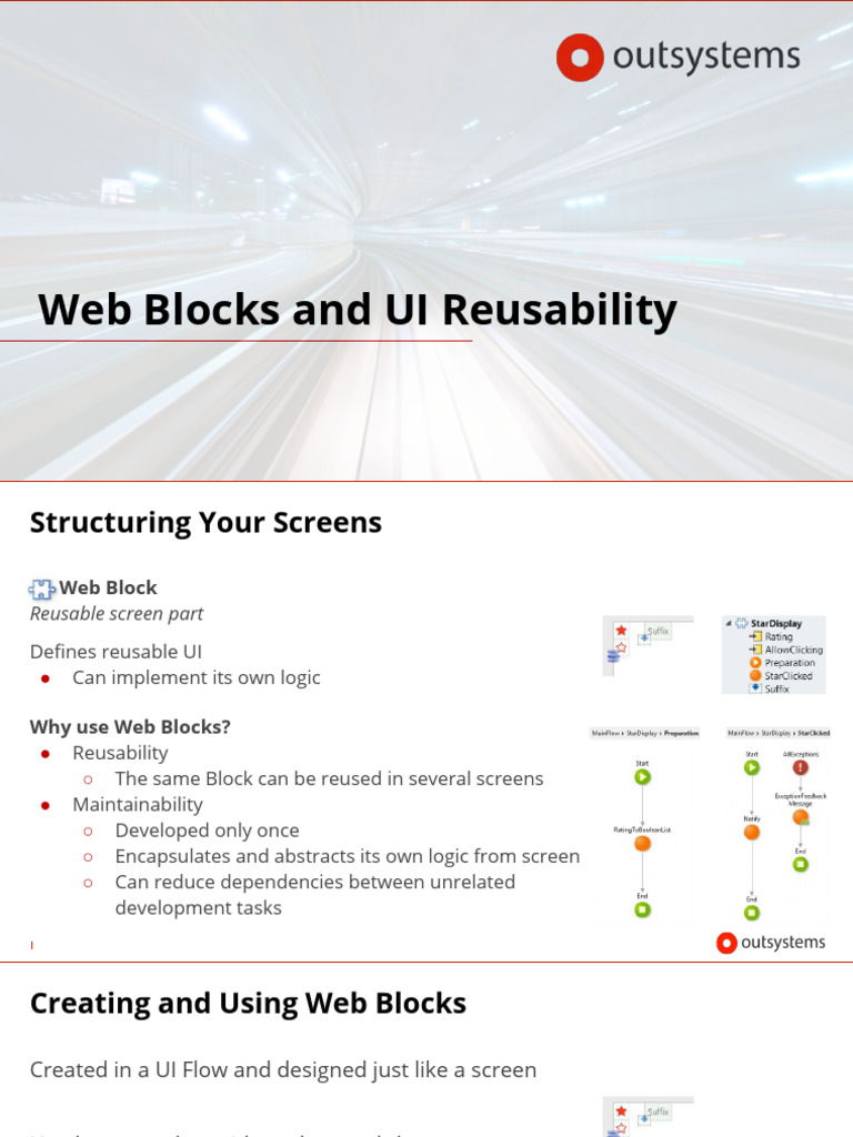 Web Blocks and UI Reusability | PDF