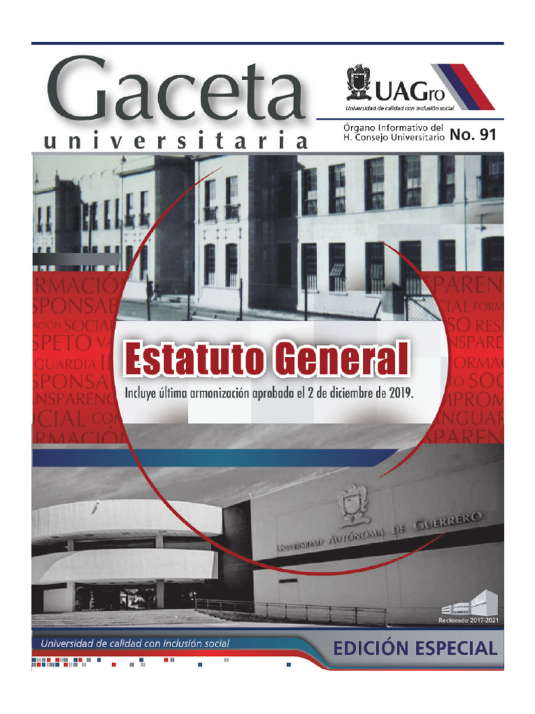 Estatuto General 2019 | PDF