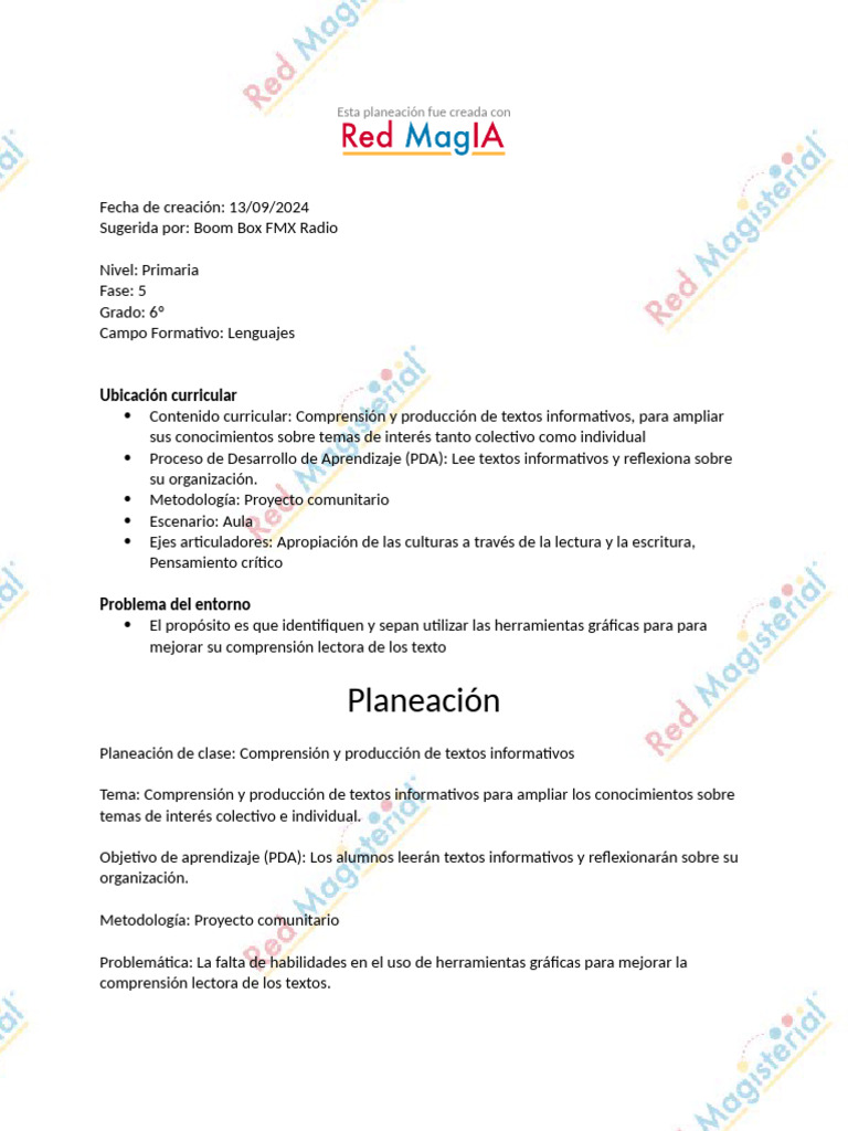 Lee Textos Informativos y Reflexiona Sobre Su Organización. | PDF