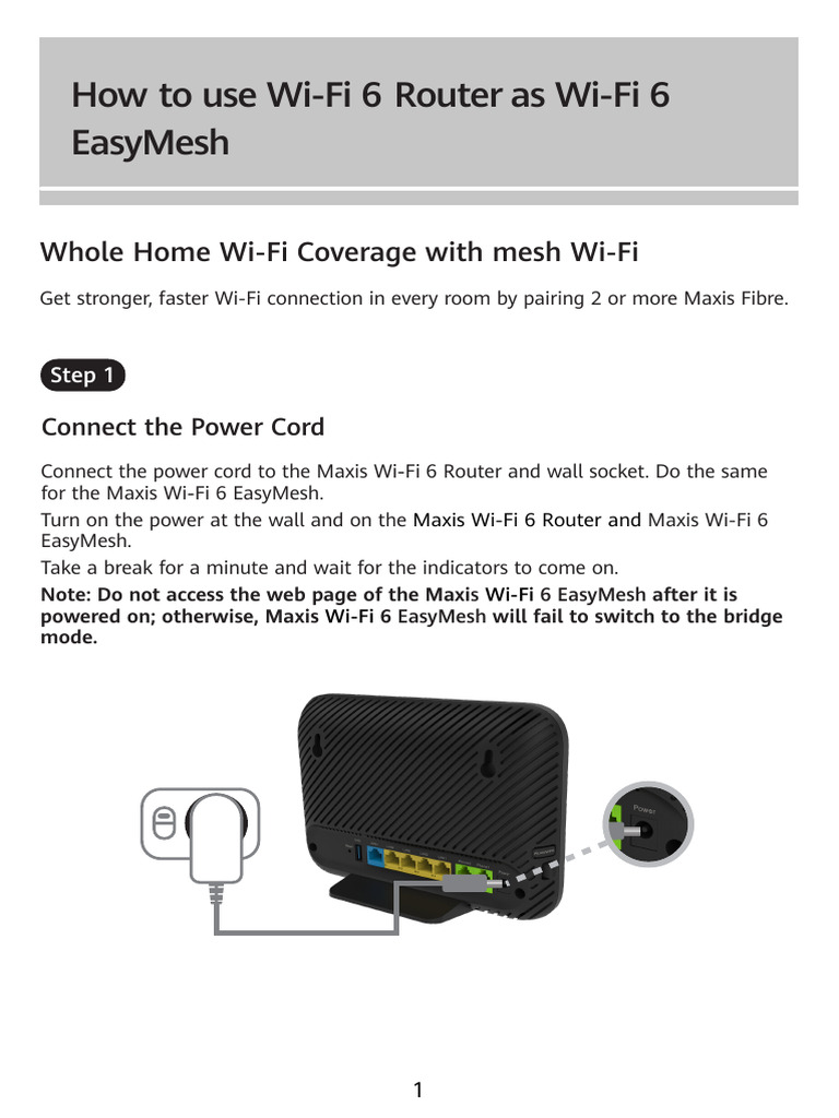 WiFi 6 EasyMesh LG-8245-X6 Manual | PDF
