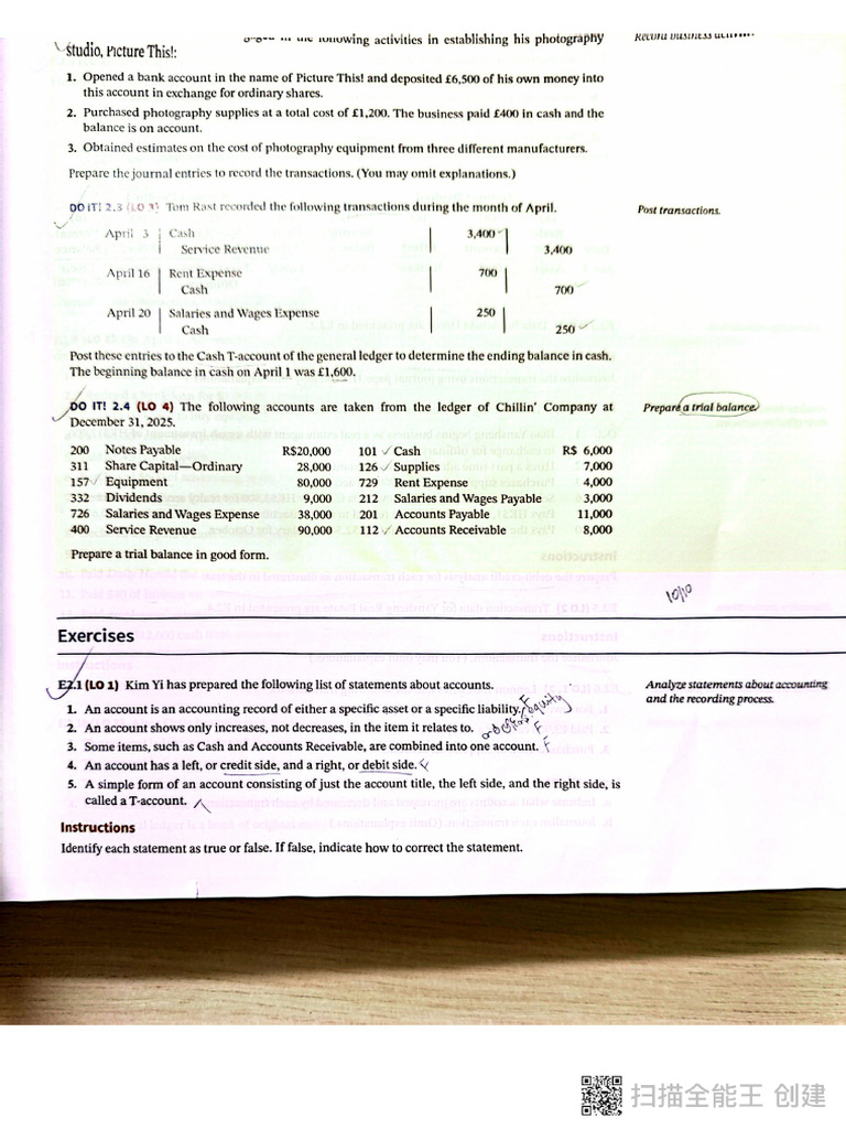 Accounting Chapter 2 | PDF