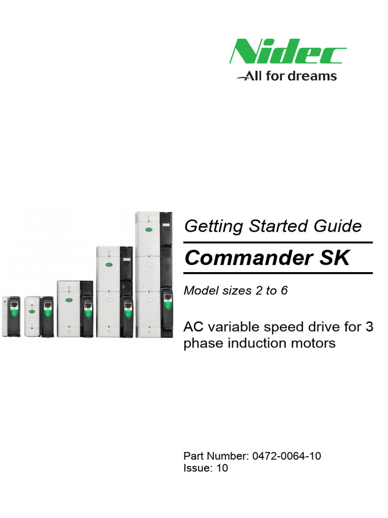 Commander SK 2 To 6 GSG English Issue 10 (0472-0064-10) - Approved ...