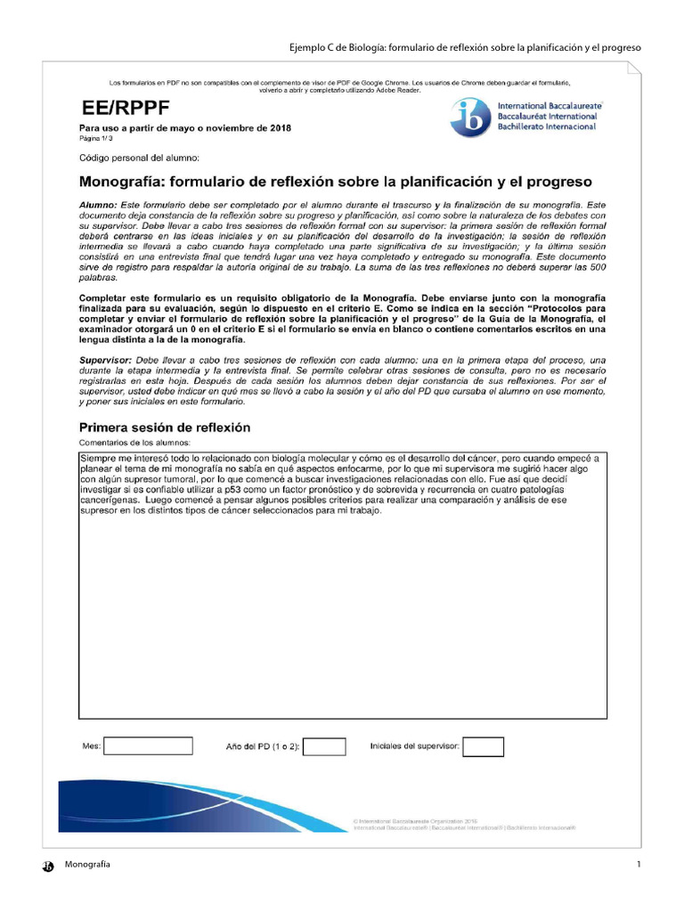 EE Biolo Examplec RPPF Es | PDF