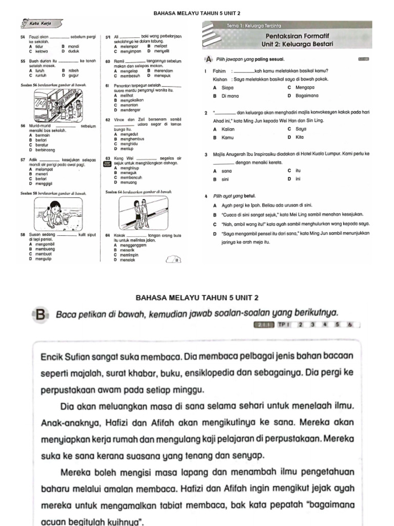 BM T5 Unit 2+kata Kerja | PDF