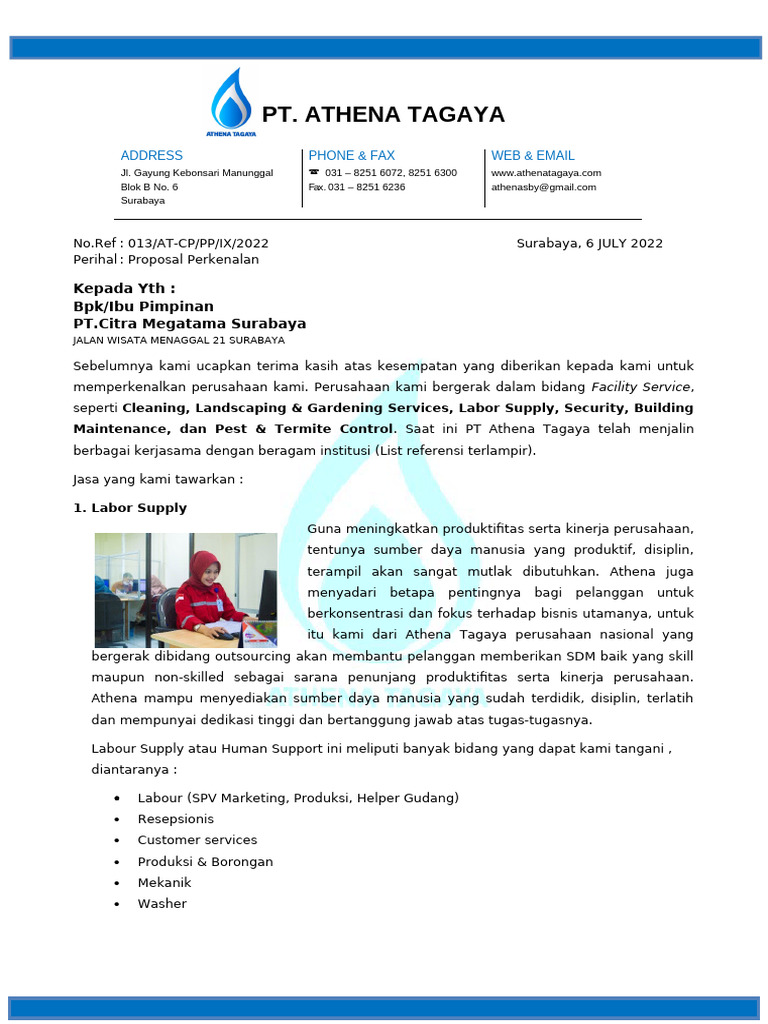 Proposal Perkenalan PT CMS | PDF