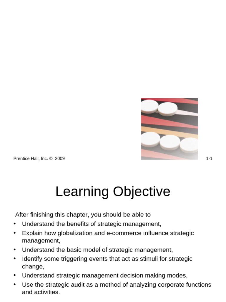 Week 1 Basic Concepts of Strategic Management | PDF