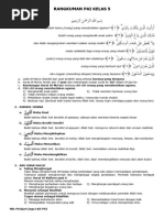 LKPD Kelas 5 Lembar Kerja Peserta Didik PAI Semester 1 | PDF