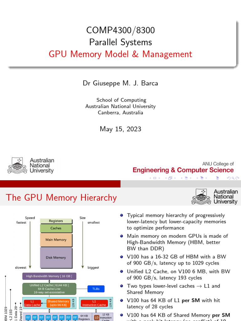 Lecture GPUs partIII | PDF