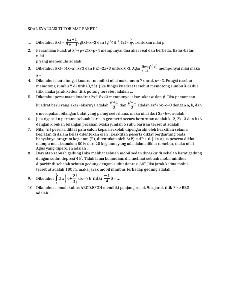 P1_MAT | PDF