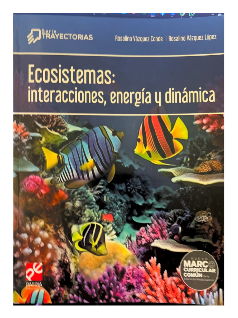 Libro de Ecosistemas Interacciones Energia y Dinamica | PDF