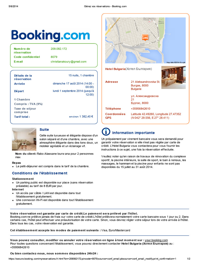 Hotel BG | PDF