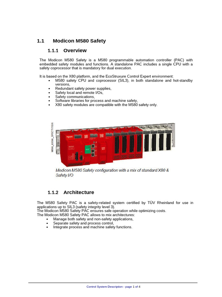 050 - 025 - Modicon M580 Safety | PDF