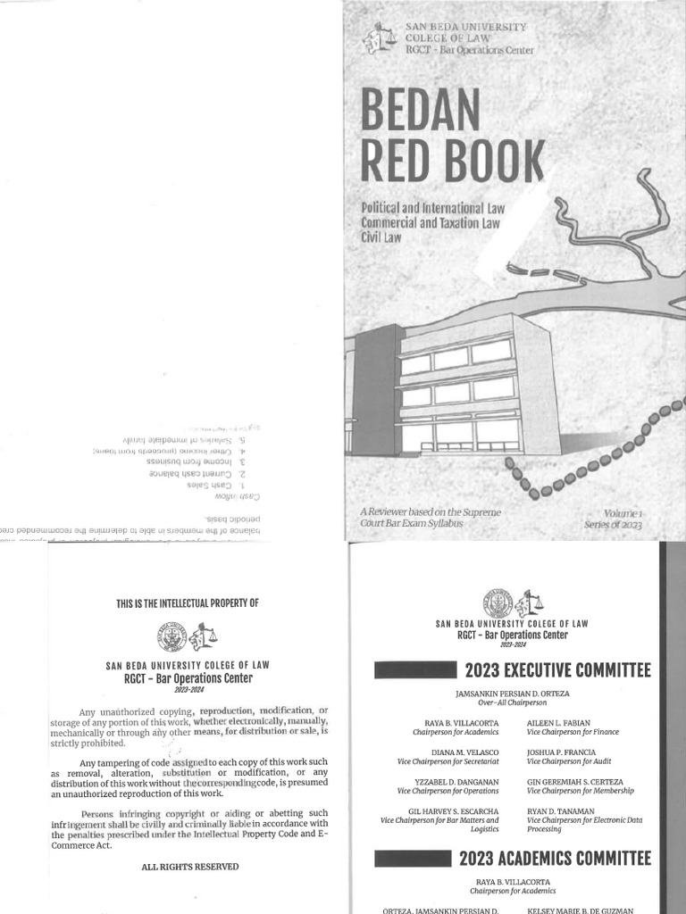 2023 San Beda - Red Book | PDF