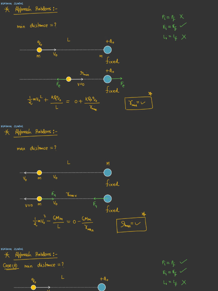 Electrostatics L-11 (Class Notes) NJ - 247 | PDF