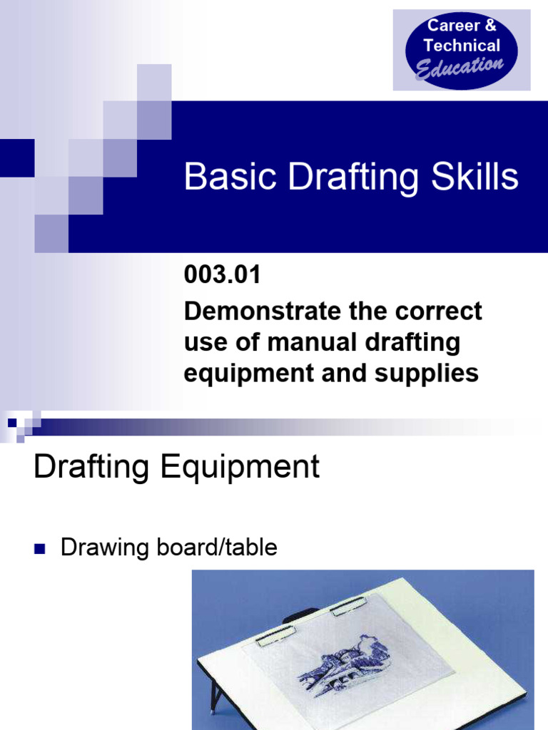 TLE - Basic Drfting 1 US Career and Technical Education - 1 | PDF ...
