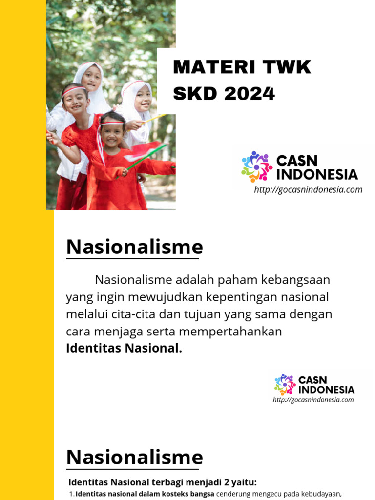Materi TWK SKD2024 | PDF
