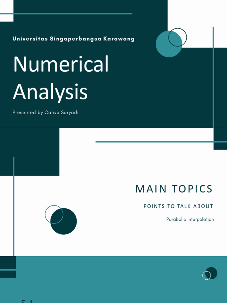 (Optim.) Parabolic Interpolation | PDF