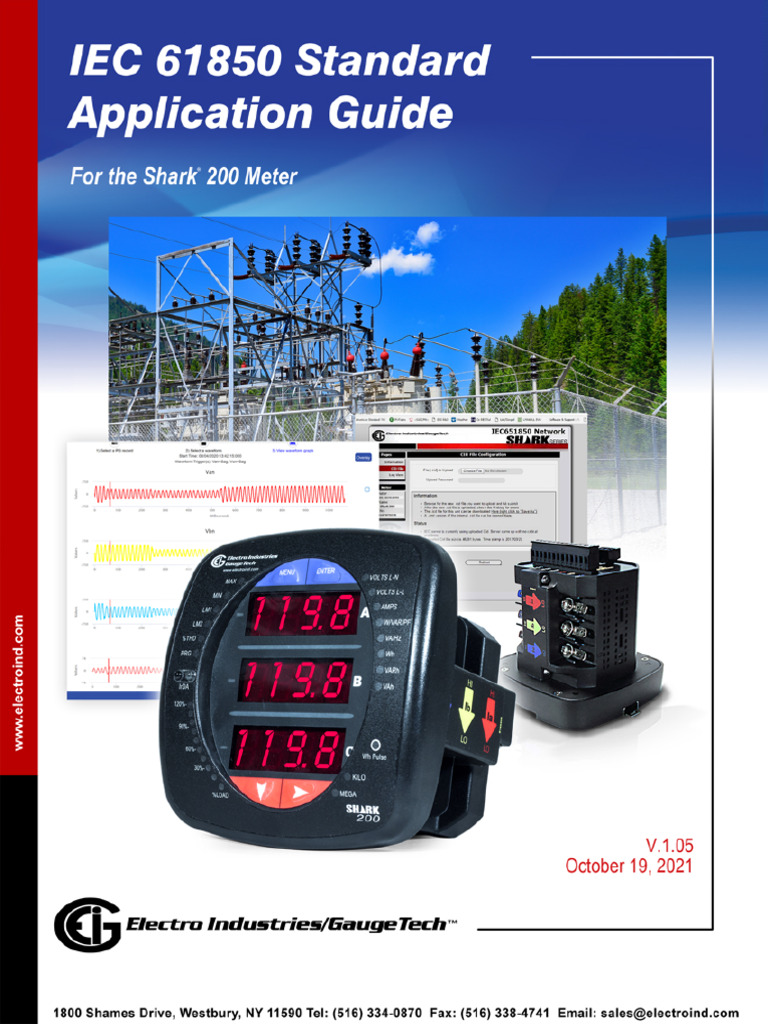Shark 200 Meter Iec 61850 Substation Automation Application Guide E149741 Pdf