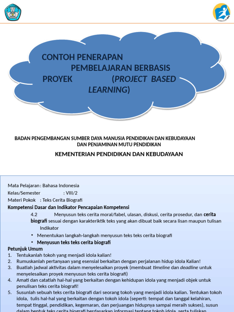 17. Contoh Pembelajaran Berbasis Proyek | PDF 17. Contoh Pembelajaran Berbasis Proyek | PDF