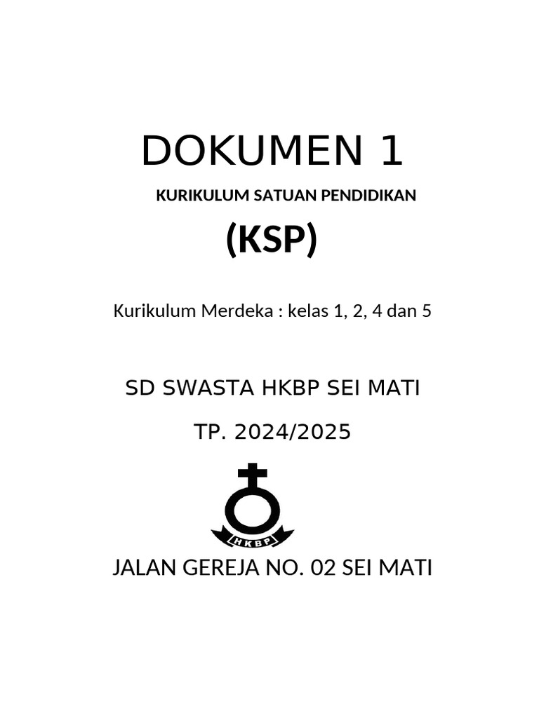 Template KSP Kurmer | PDF