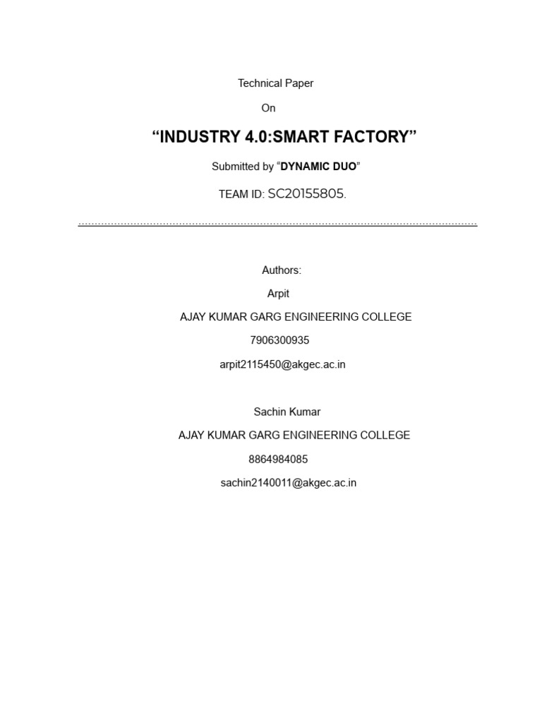 Technical Paper 3 | PDF