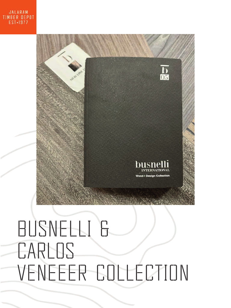 Busnelli & Carlos Veneer Collection | PDF