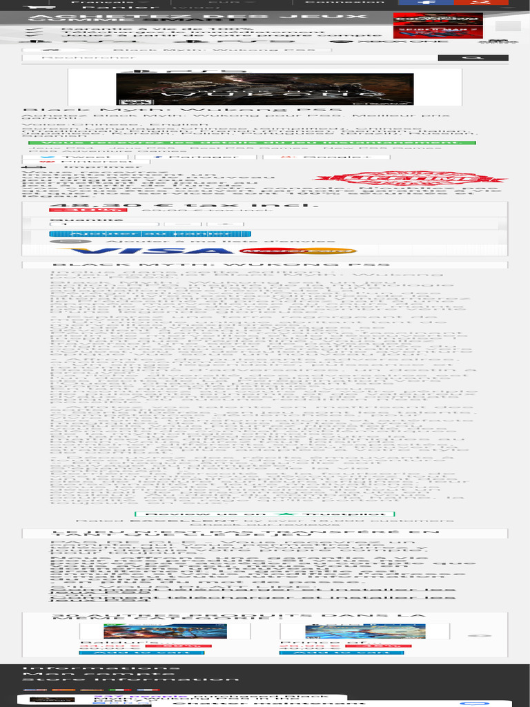 Black Myth Wukong PS5 BuyGames - Ps | PDF