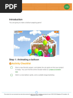 Create a Balloon-Popping Game in Scratch | PDF | Scratch (Programming ...