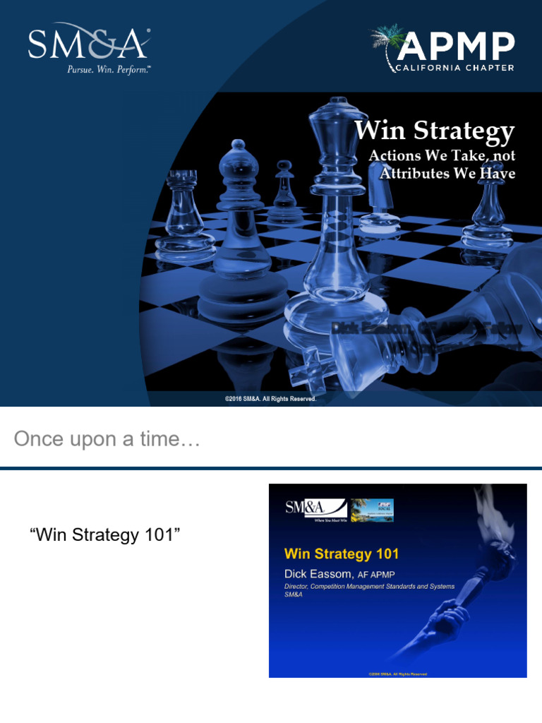 SMA Win Strategy APMP | PDF