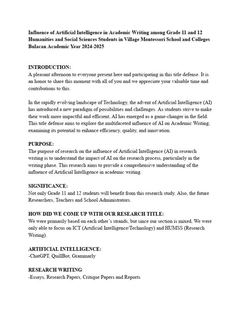 Title Defense PR2 | PDF