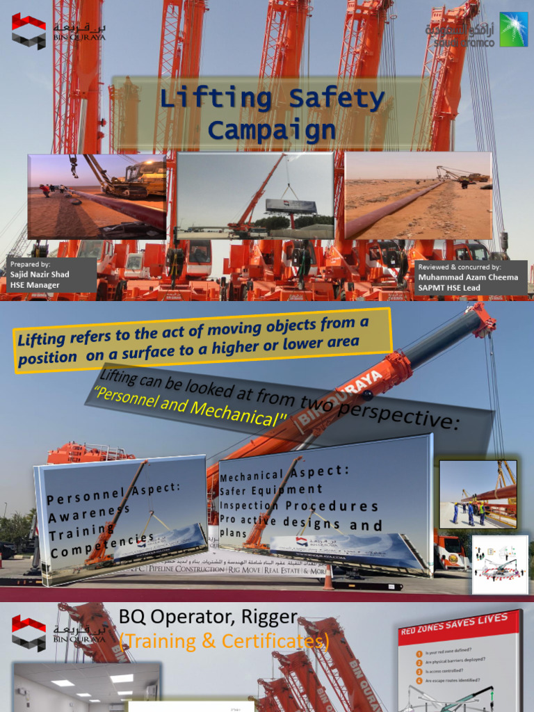 Lifting Safety Campaign | PDF