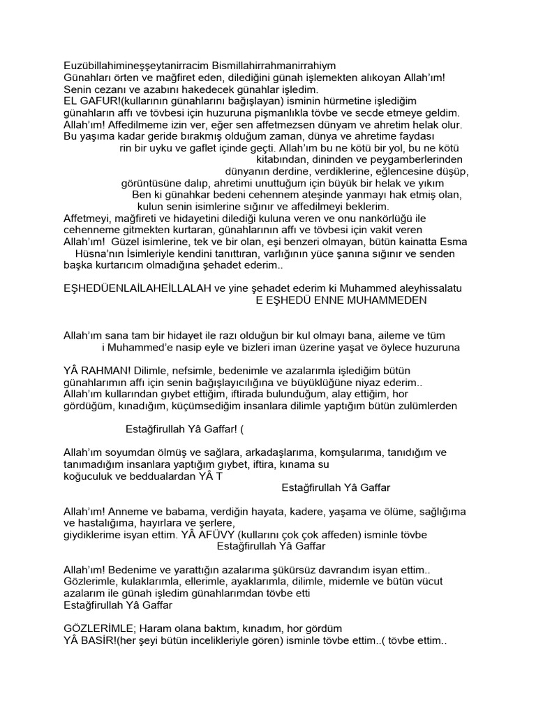 Nasuh Tövbesi̇ | PDF