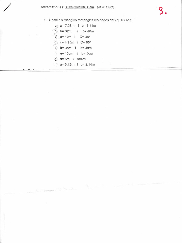 Trigonometria Resol Triangles | PDF