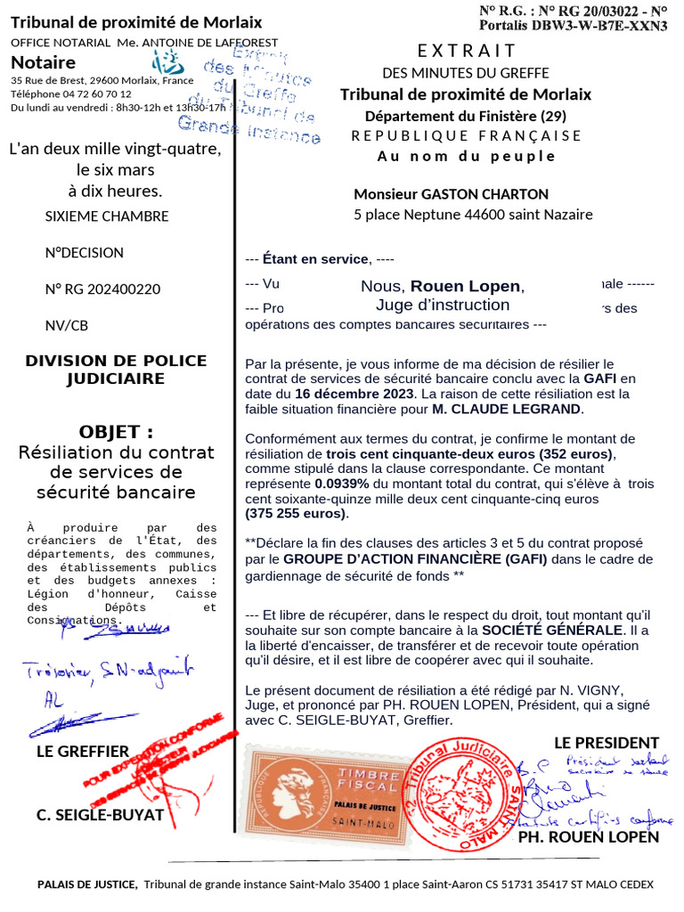 Engagement de Notaire | PDF