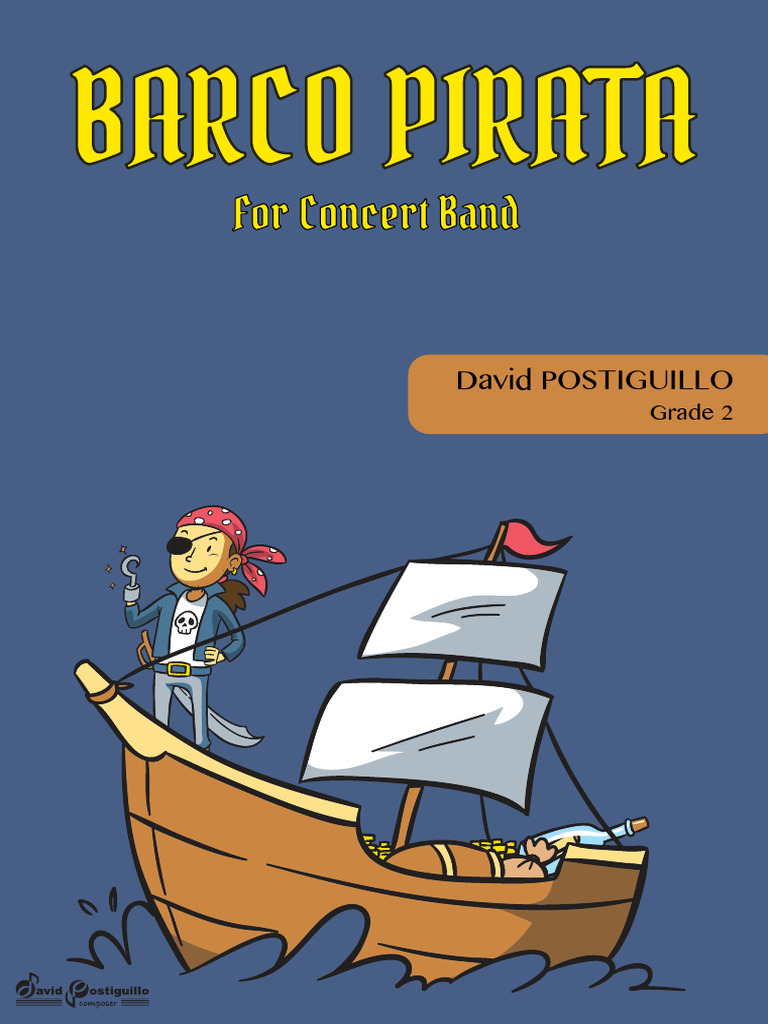 Partitura El Barco Pirata | PDF | Instrumentos de percusión | Tecnología musical