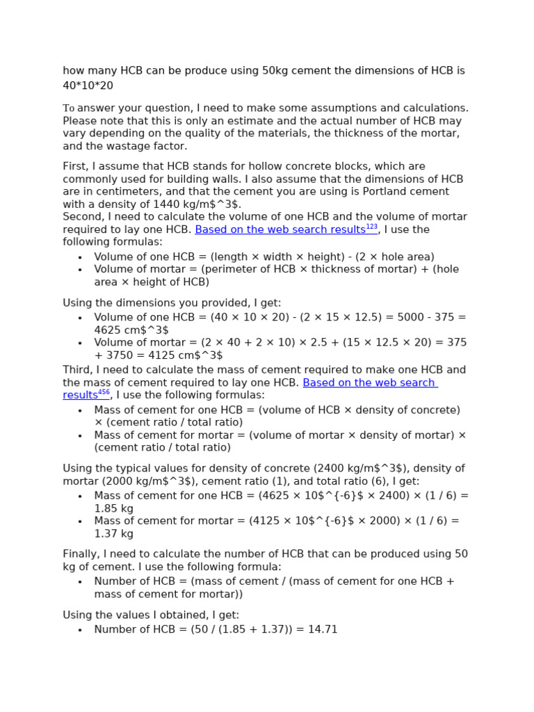 Break Production Calculations | PDF