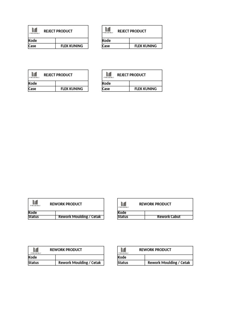 Label Retain Sampel | PDF