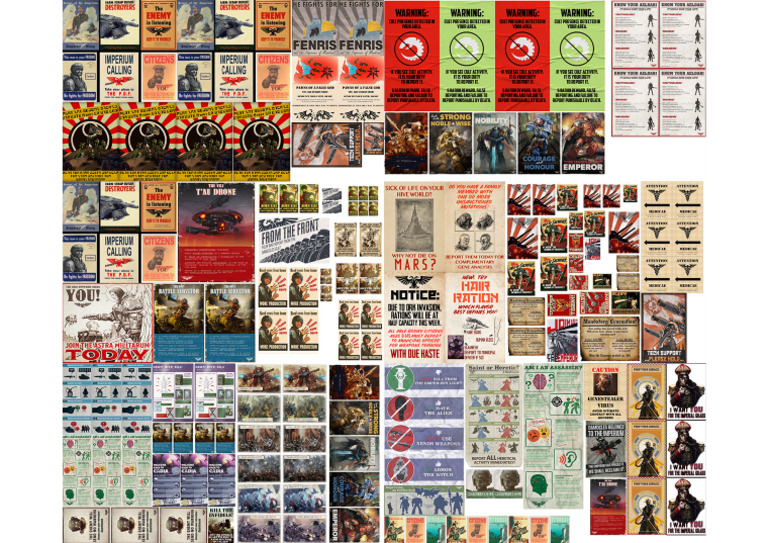 40K Propaganda Posters | PDF