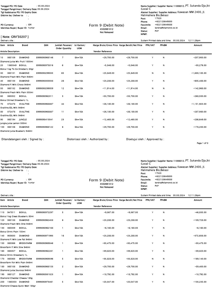 PT. Sukanda Dja JKT | PDF
