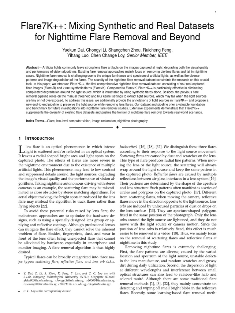 06 Flare7K++ - Mixing Synthetic and Real Datasets For Nighttime Flare ...