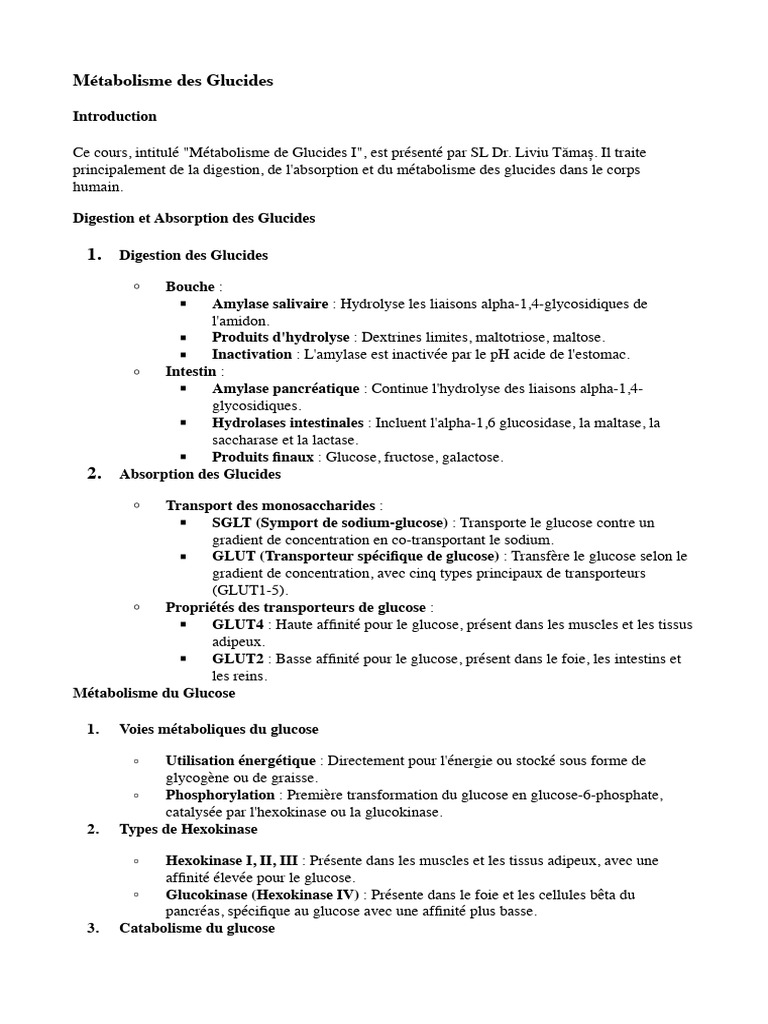 Cours 3 Bioch 2 | PDF