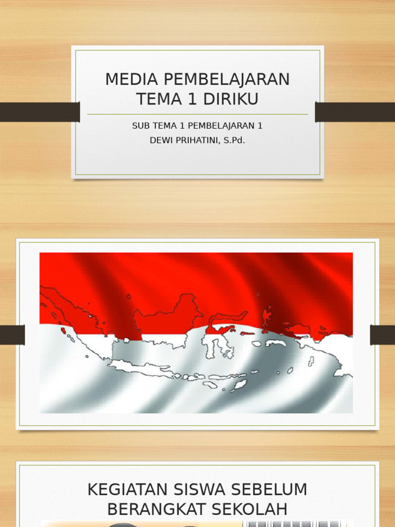 Media Pembelajaran Tema 1 Diriku - Sub Tema 1 - PB 1 - Dewi Prihatini | PDF