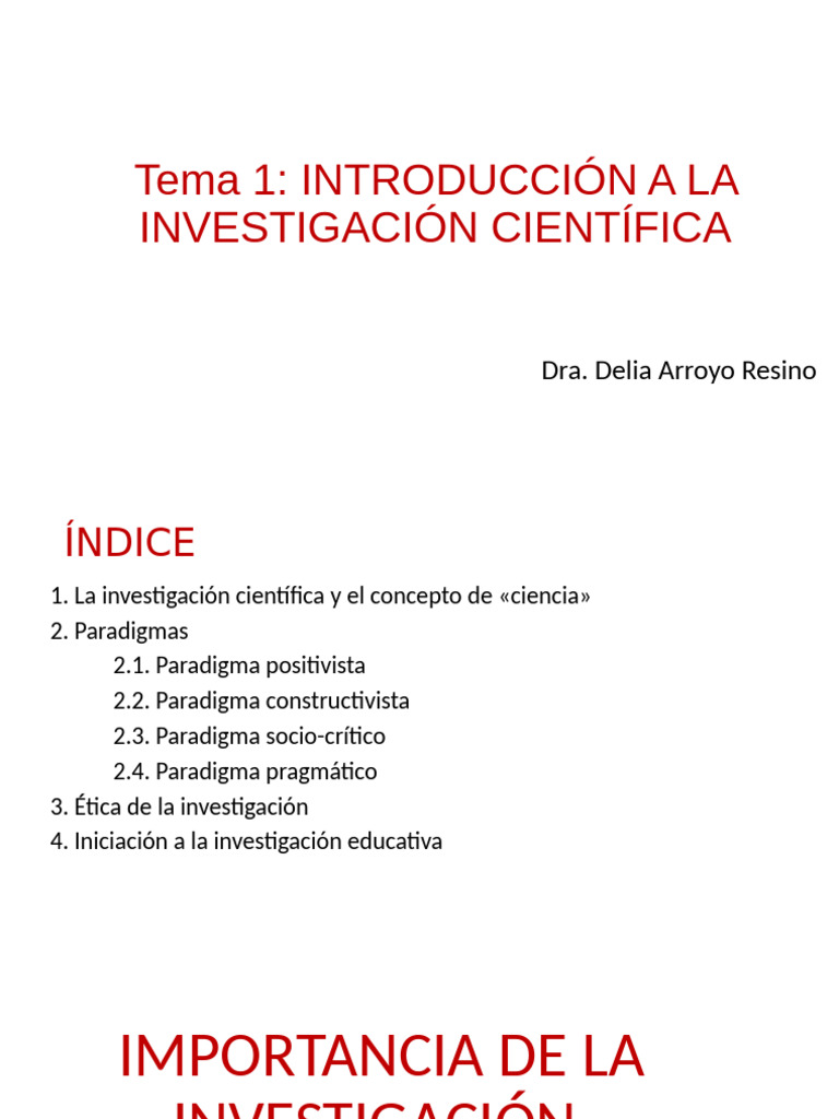 Presentación Tema 1 (ESTADÍSTICA) | PDF