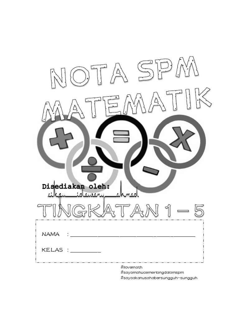 Nota Full Matematik | PDF
