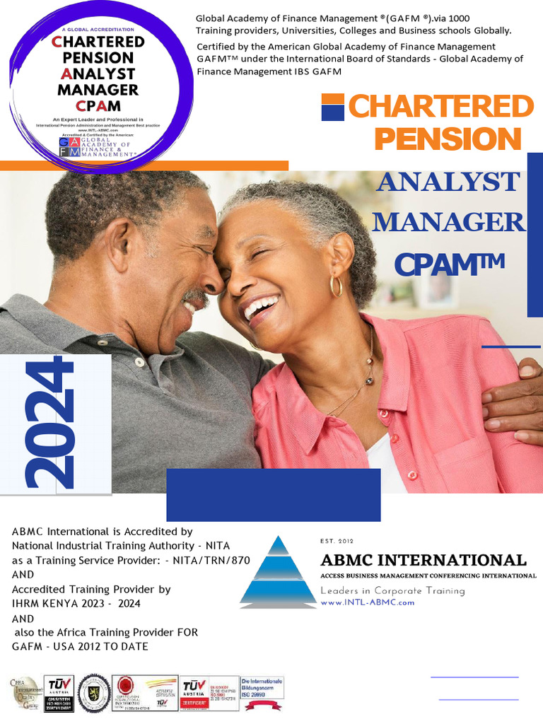 CPAM-Chartered Pension Analyst Manager Program September 2024 Mombasa-Kenya | PDF