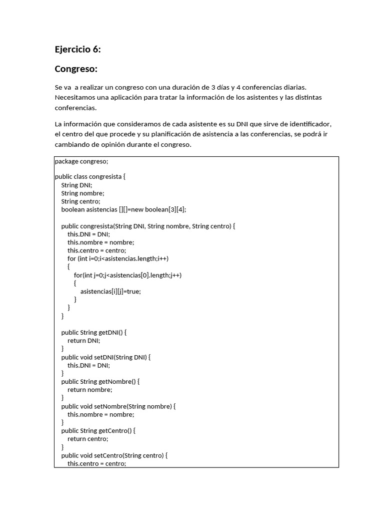Ejercicio 6 Gráfica Java | PDF