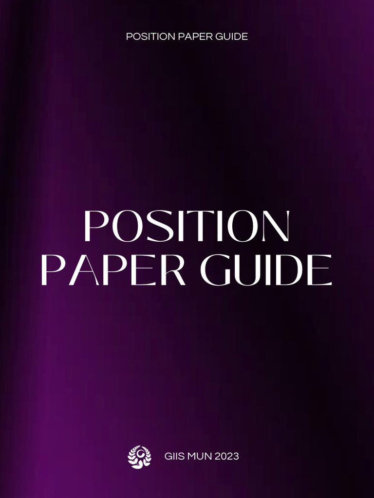 Position Paper Guide | PDF